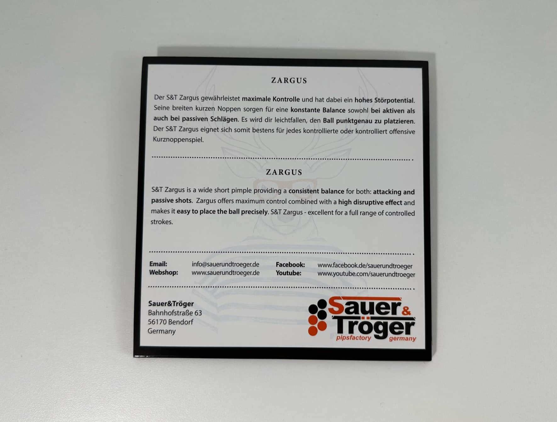 Sauer & Tröger Zargus Test 2026 | Variable kurze Noppe